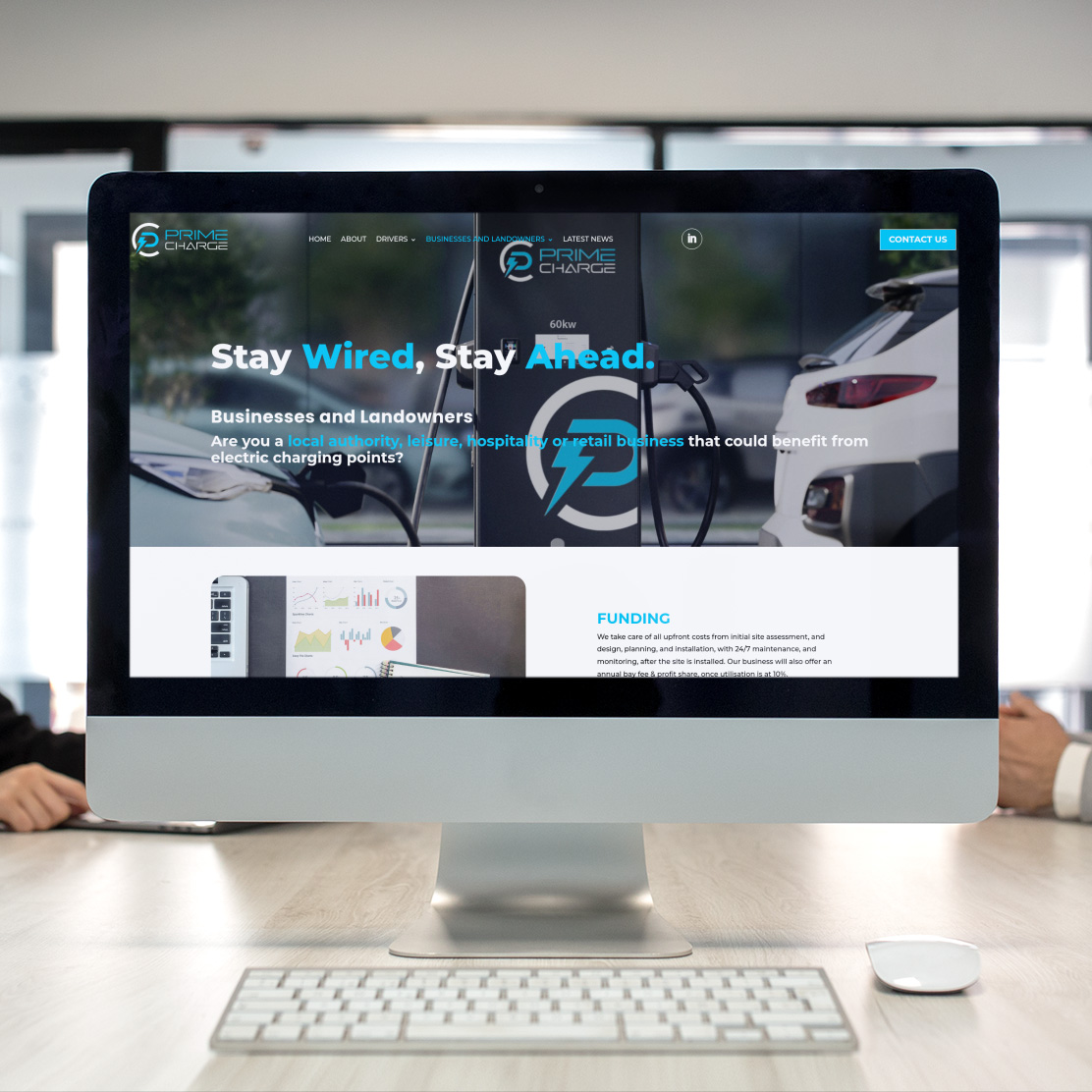 Prime Charge - New Website - Walking Digital